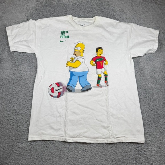 Nike | Shirts | The Simpsons Homer X Cristiano Ronal Doh Portugal Nike ...